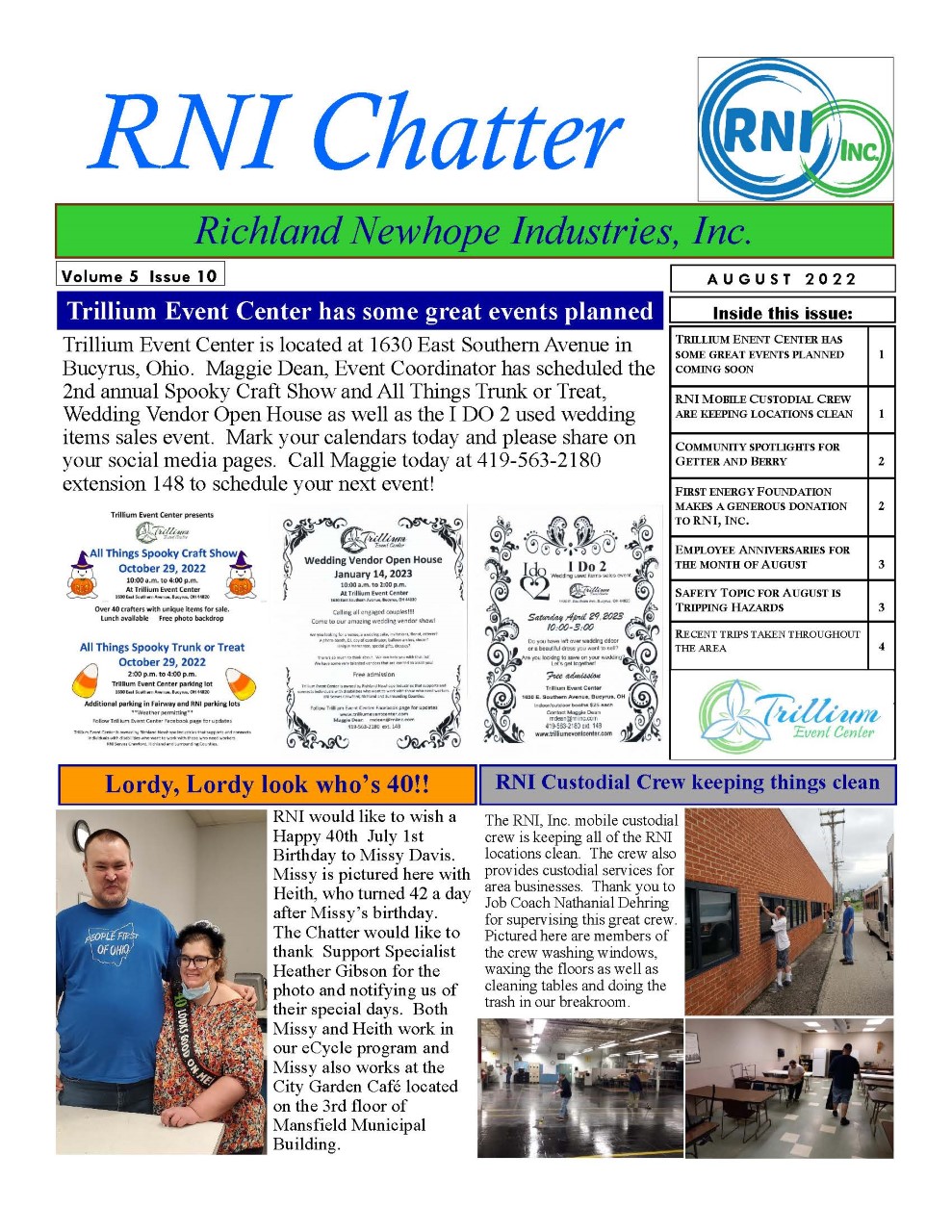 RNI Chatter: August 2022 Monthly Edition - Richland Newhope Industries ...