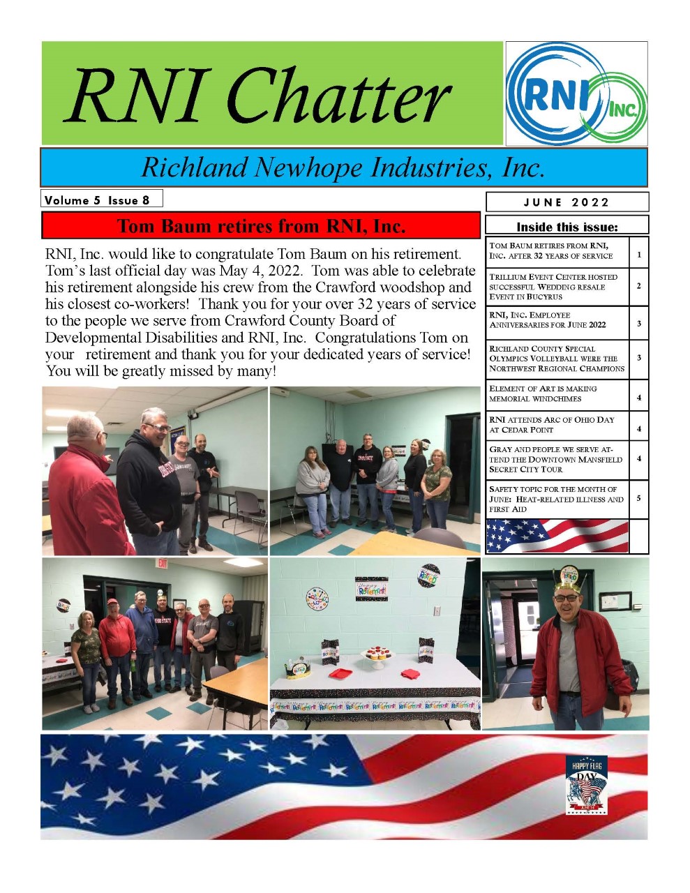 RNI Chatter: June 2022 Monthly Edition - Richland Newhope Industries, Inc.